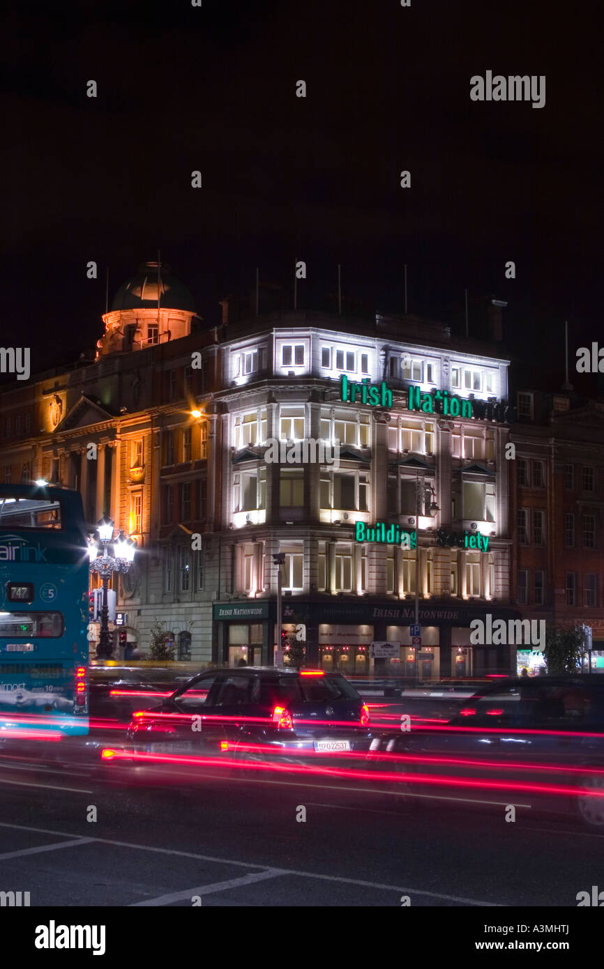 Dublin by night Stock Photo - Alamy