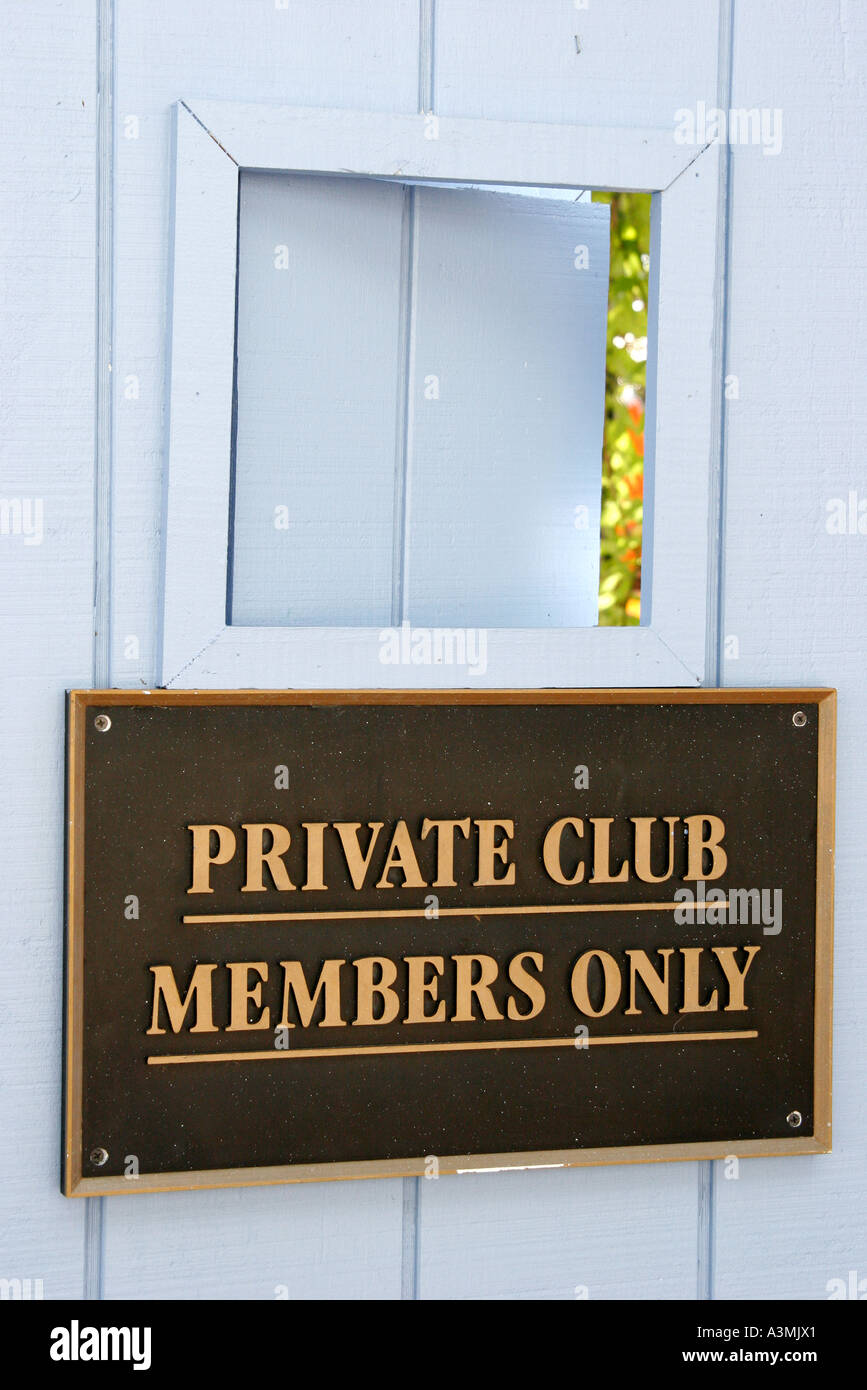 Members only sign door hi-res stock photography and images - Alamy