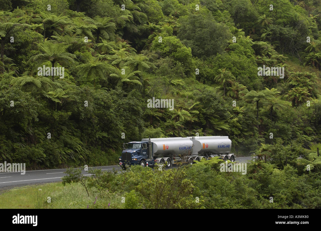 Tanker truck New Zealand Stock Photo - Alamy