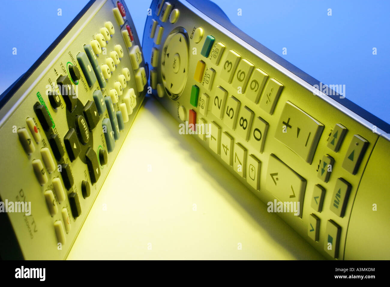TV and DVD Player Remote Controls Stock Photo - Alamy