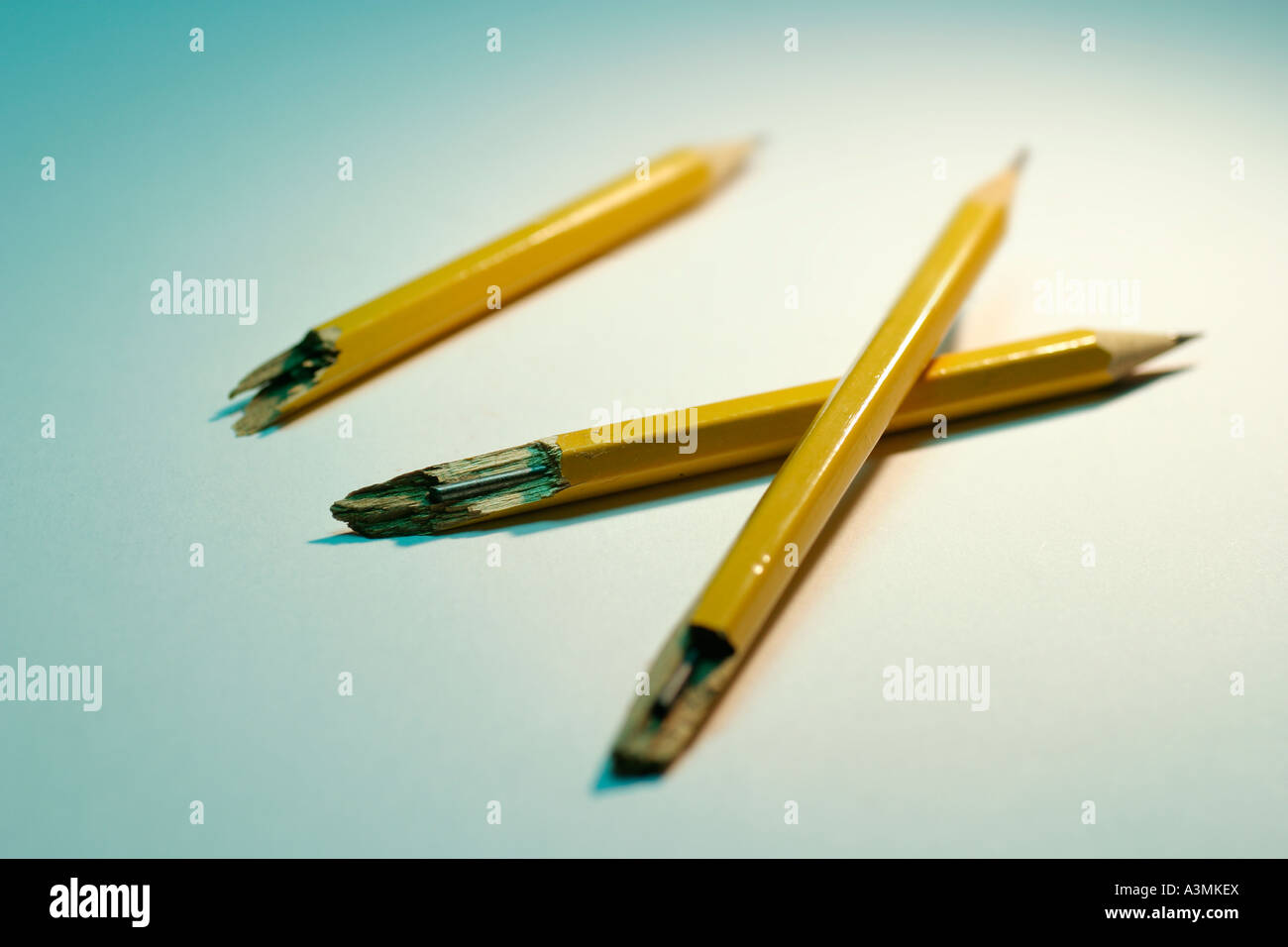 Snapped pencils hi-res stock photography and images - Alamy