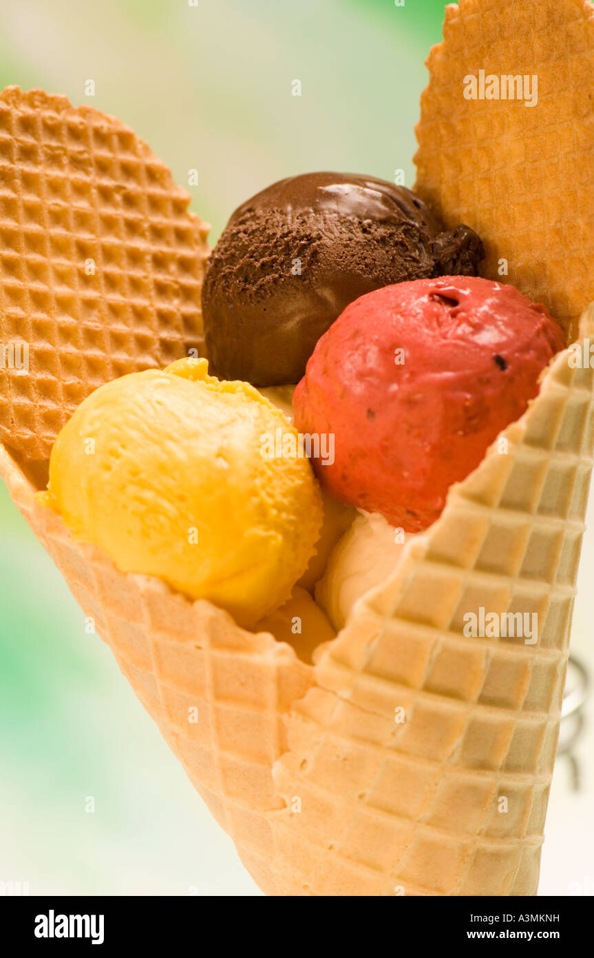 Ice Cream dessert Stock Photo - Alamy