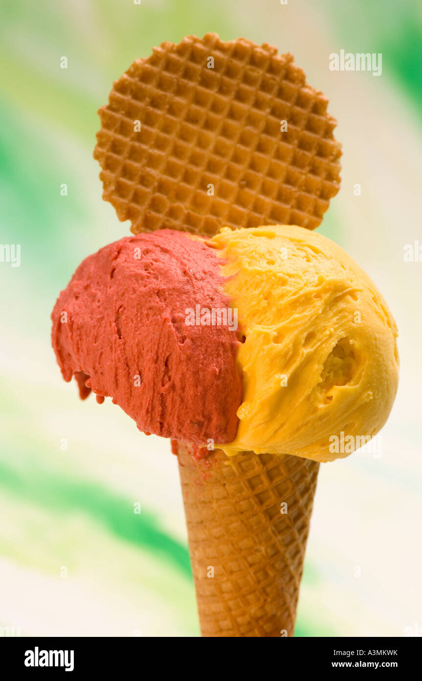 Ice Cream dessert Stock Photo - Alamy