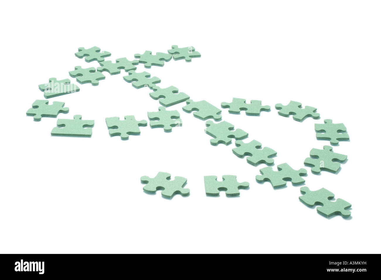 Jigsaw Puzzle Pieces Forming Dollar Sign Stock Photo - Alamy
