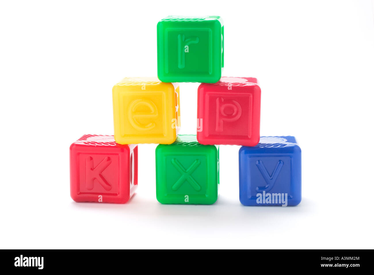 Alphabets blocks Cut Out Stock Images & Pictures - Alamy