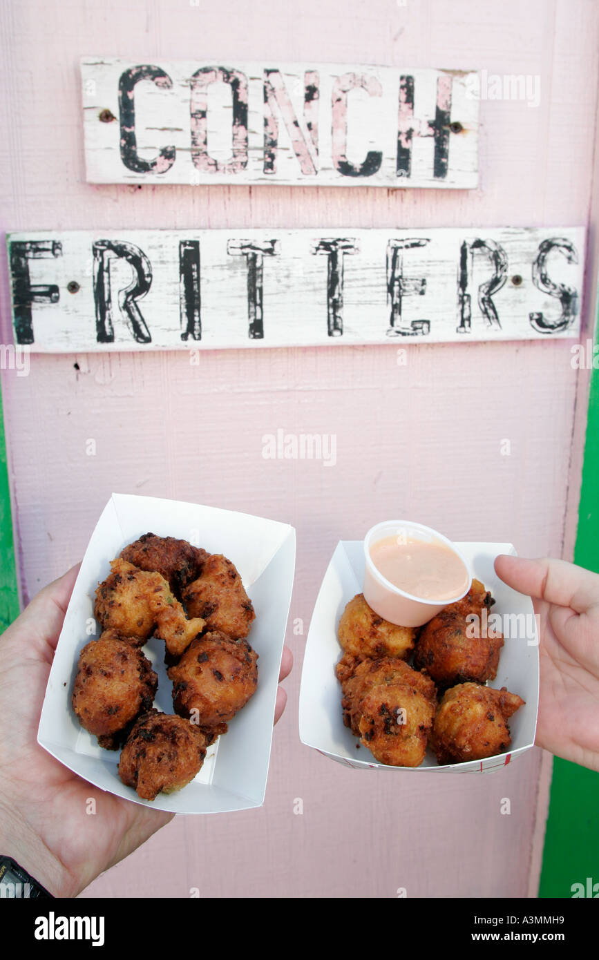 Conch fritters hi-res stock photography and images - Alamy