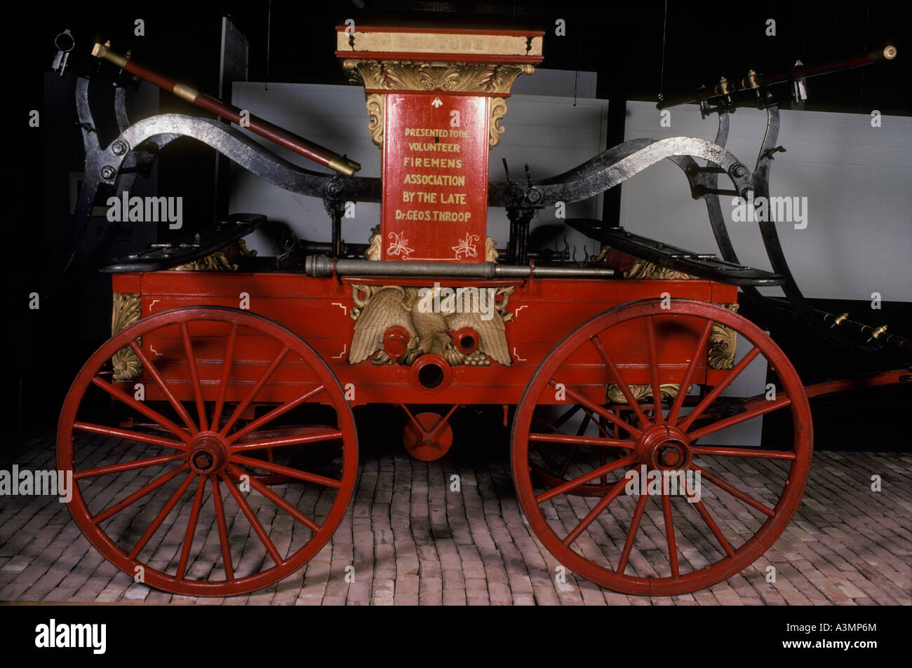 Fire Engine Wagon 1910 Hook & Ladder Wagon Los Angeles County Fire