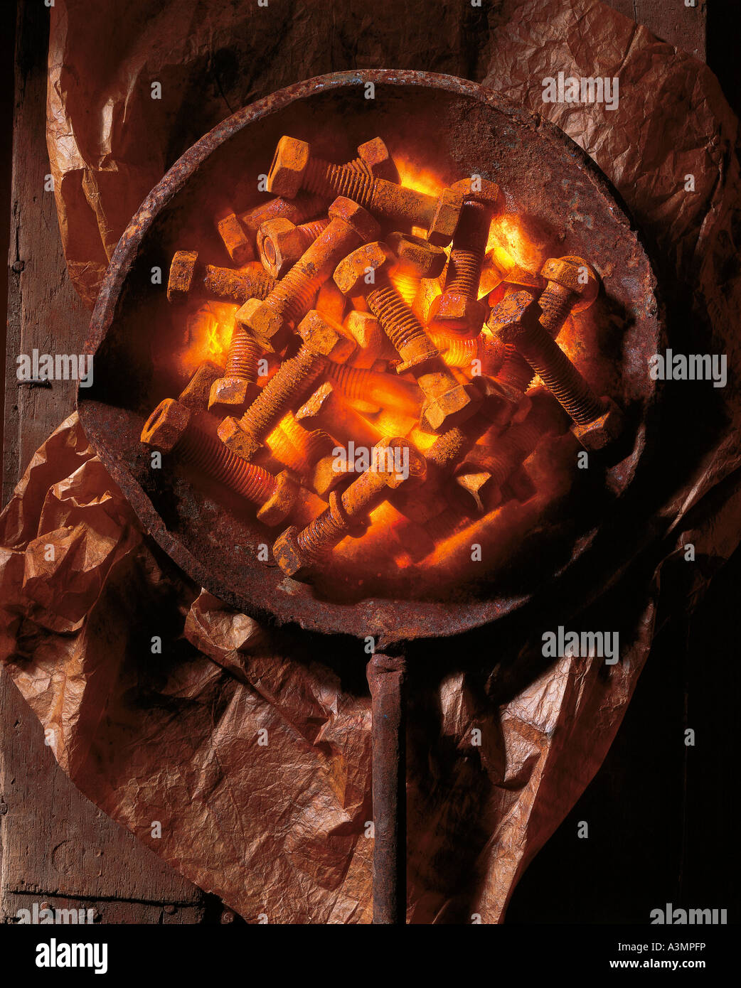 Copper smelting furnace hi-res stock photography and images - Alamy