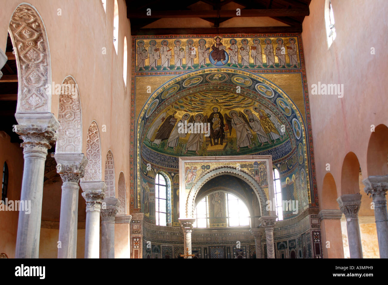 europe croatia istria porec the basilica of saint euphrasius Stock ...