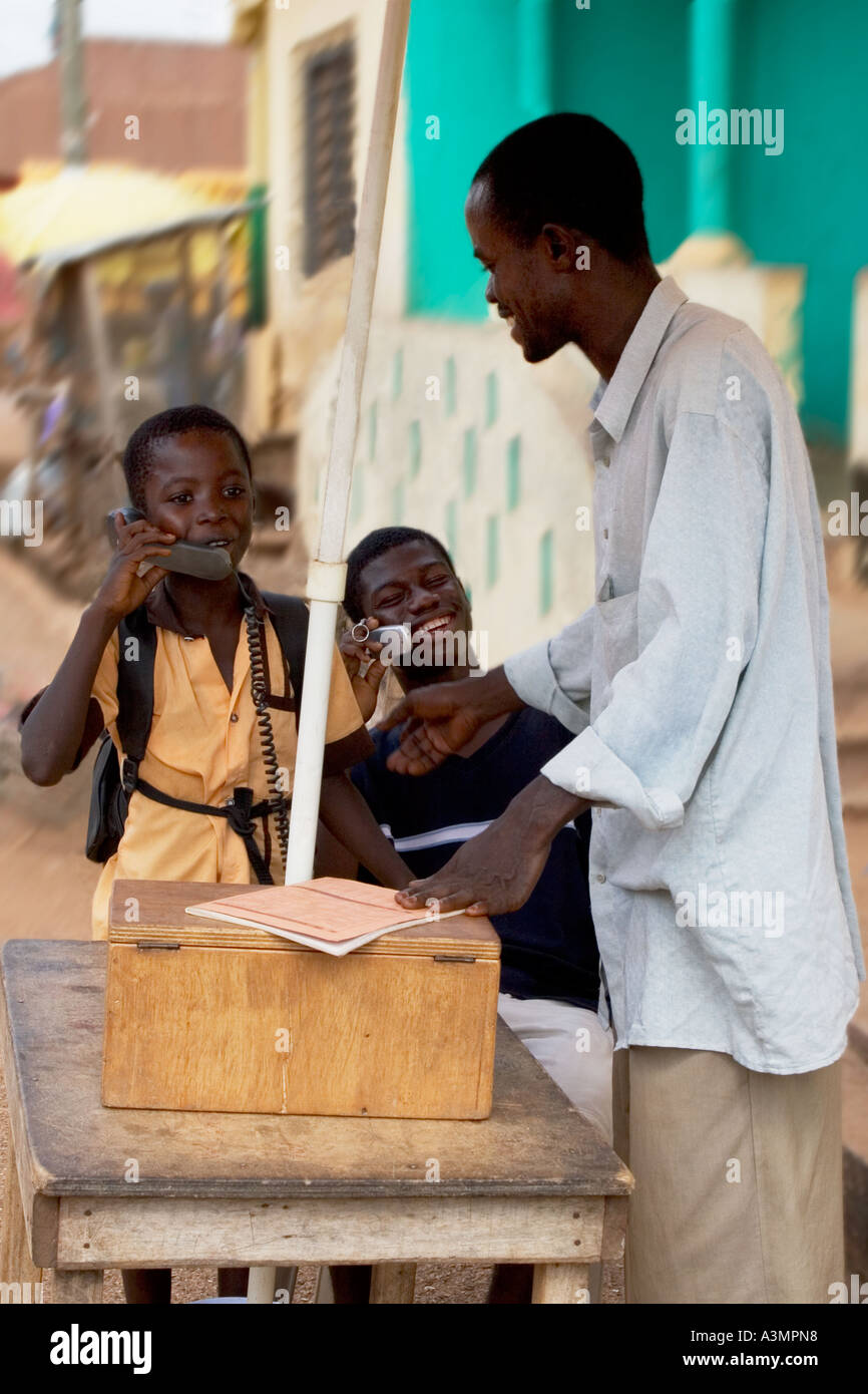 Telephone and Mobile phone communications in remote African Villages ...