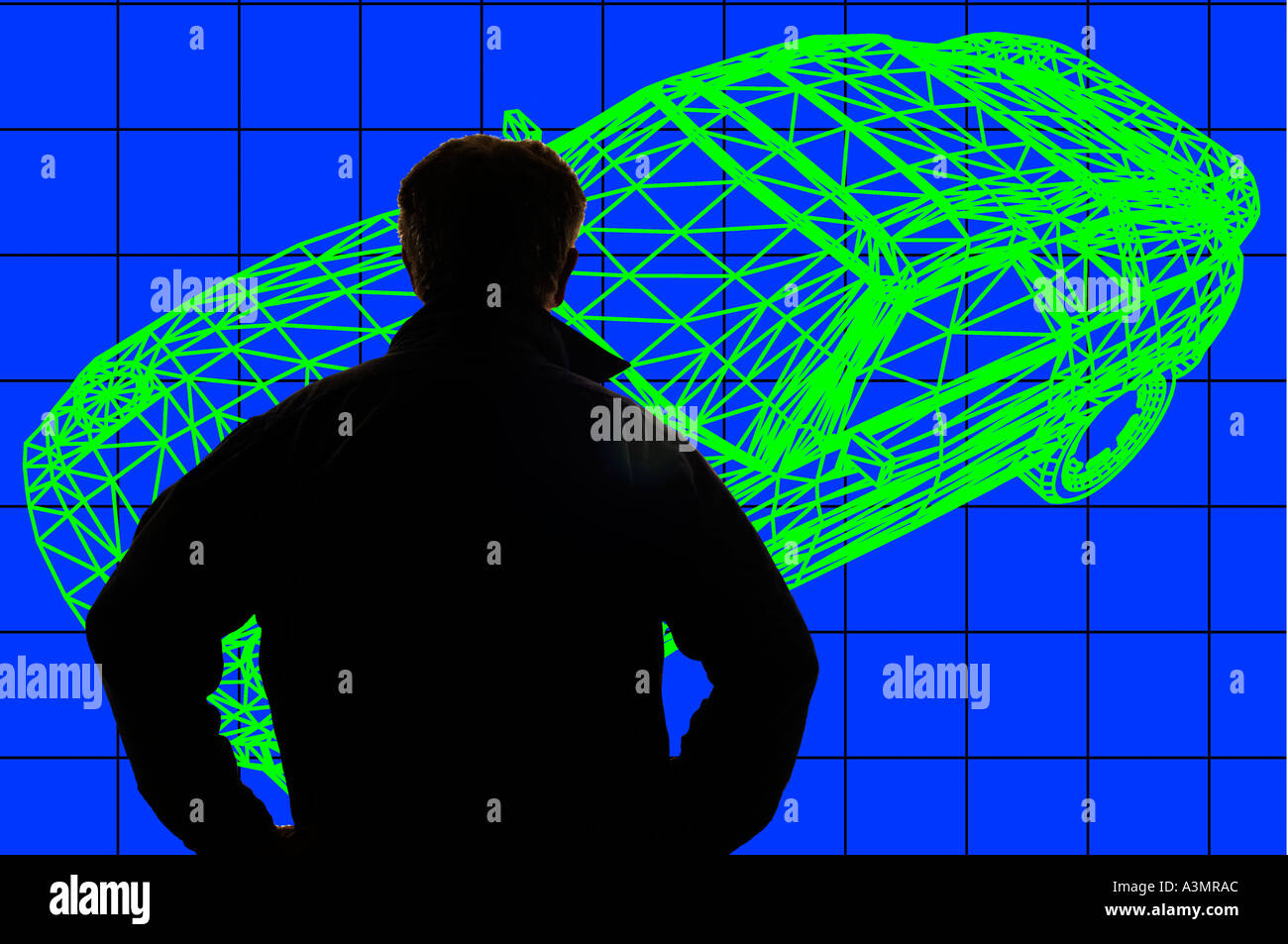 Wire frame image cad hi-res stock photography and images - Alamy