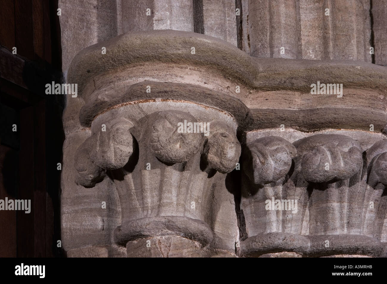 The Priory Church of St Peter and St Paul, Leominster, England. stiff ...