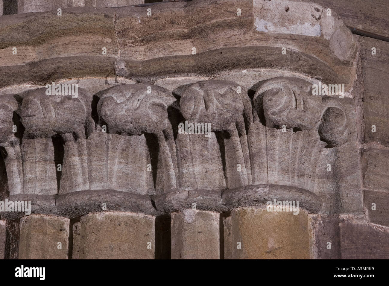Early english stiff leaf capital hi-res stock photography and images ...