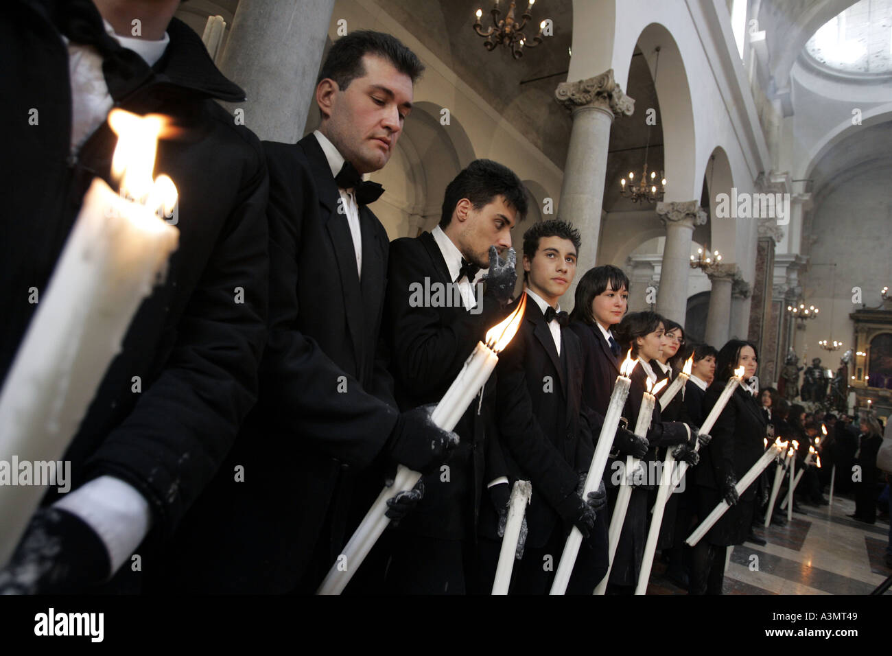 Misteri Good Friday Trapani Sicily Stock Photo - Alamy