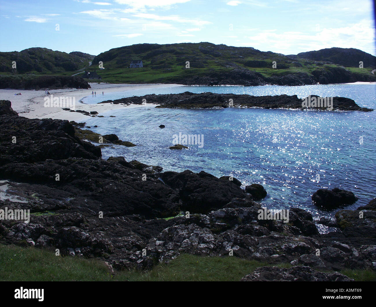 Clachtoll beach campsite hi-res stock photography and images - Alamy