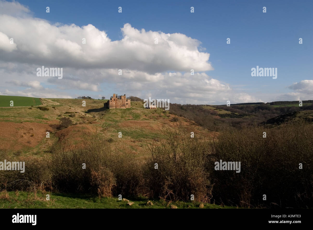 Crichton Castle Midlothian Stock Photo - Alamy
