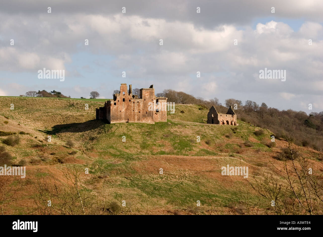 Crichton Castle Midlothian Stock Photo - Alamy