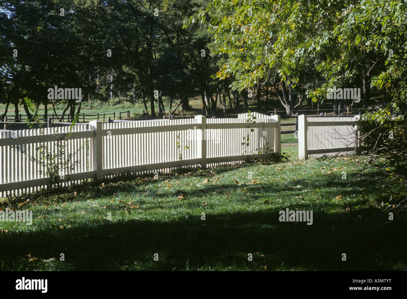 Landis valley farm museum white picket fence Lancaster PA Pennsylvania ...