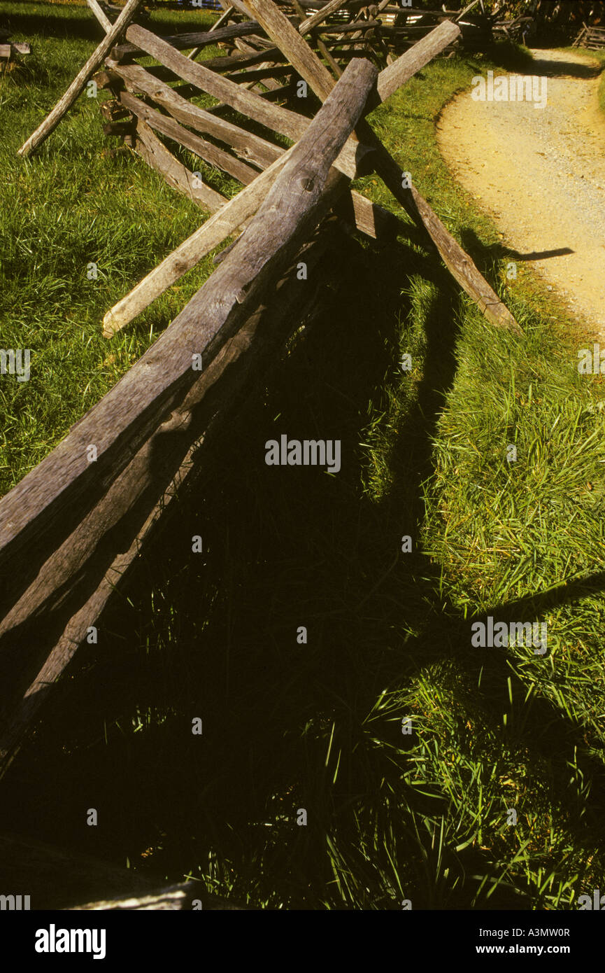 Landis Valley farm museum split log rail fence Lancaster PA ...
