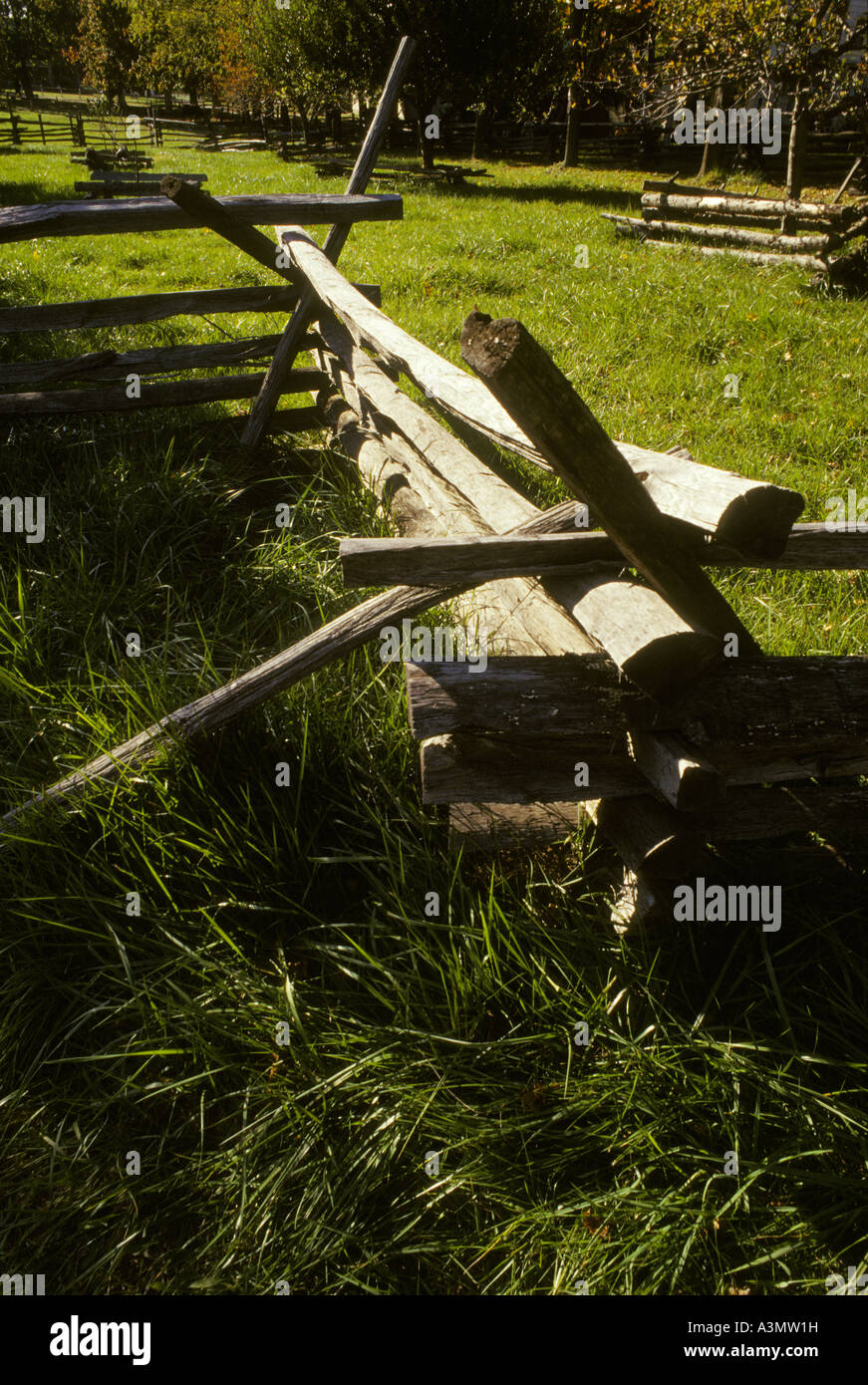 Landis valley farm museum split log rail fence Lancaster PA ...