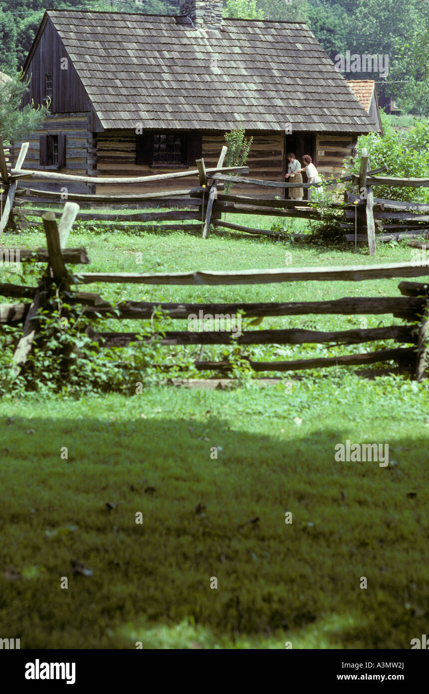 Landis Valley farm museum split log rail fence Lancaster PA ...