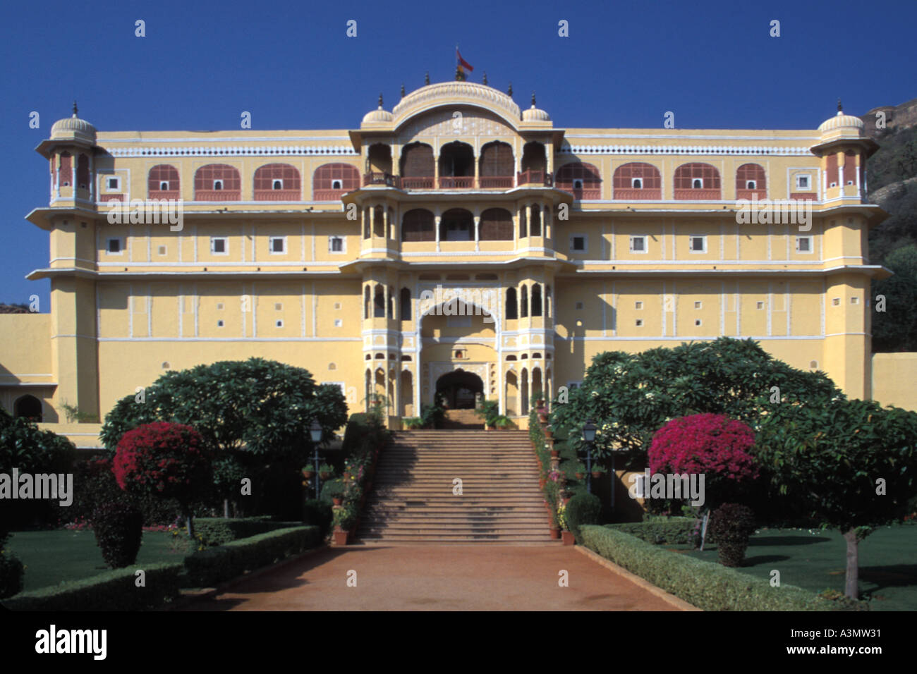 Entrance to Samode Palace Rajasthan India Stock Photo - Alamy