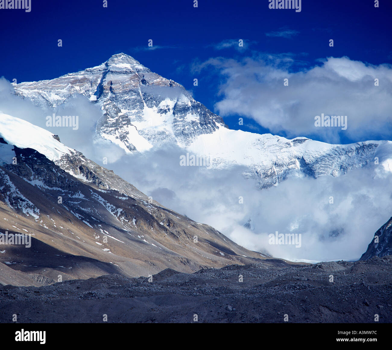Mount everest from air hi-res stock photography and images - Alamy