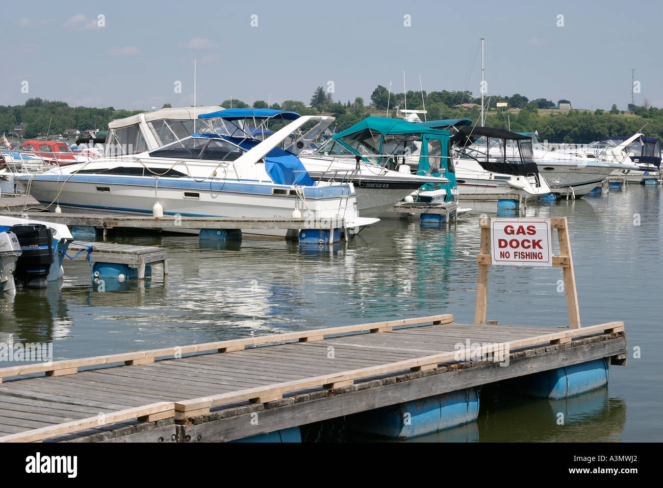 Harbour front in port perry hi-res stock photography and images - Alamy