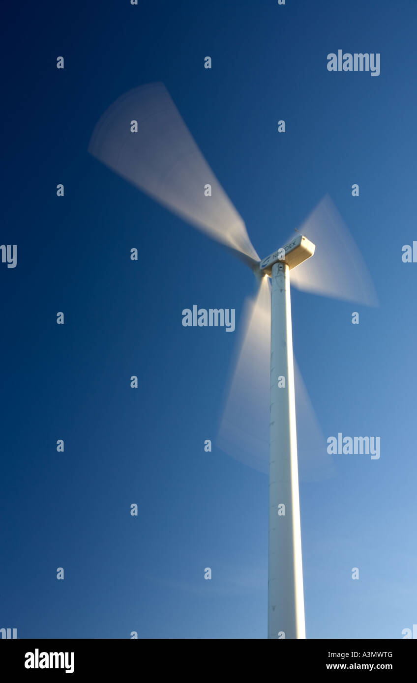 Revolving rotating blades of wind turbines hi-res stock photography and ...