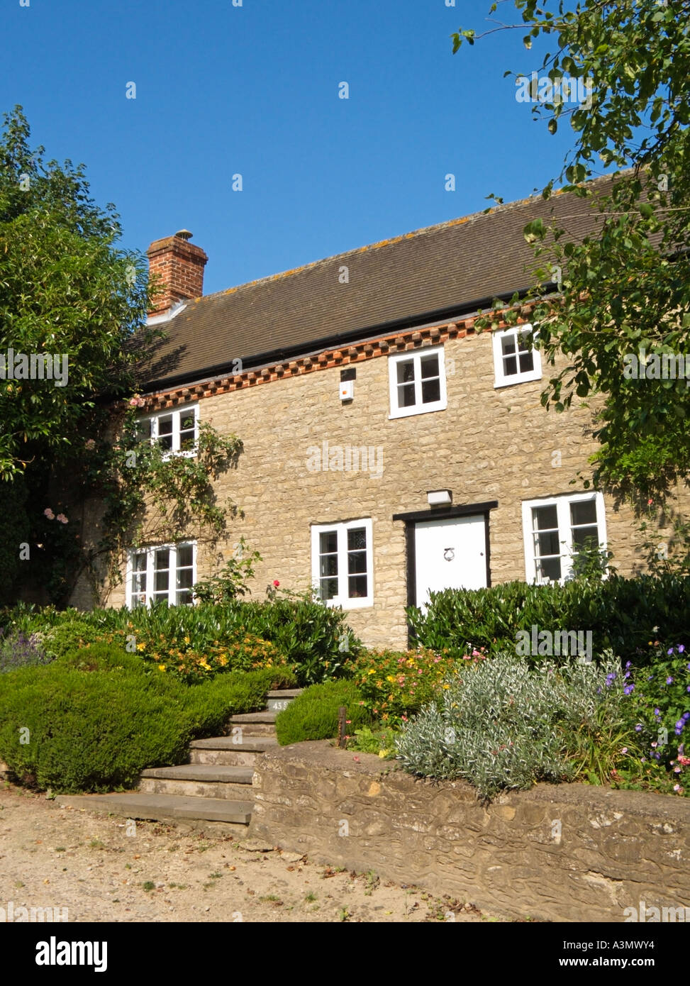 Country Cottage Great Haseley Oxfordshire England Great Britain Stock ...