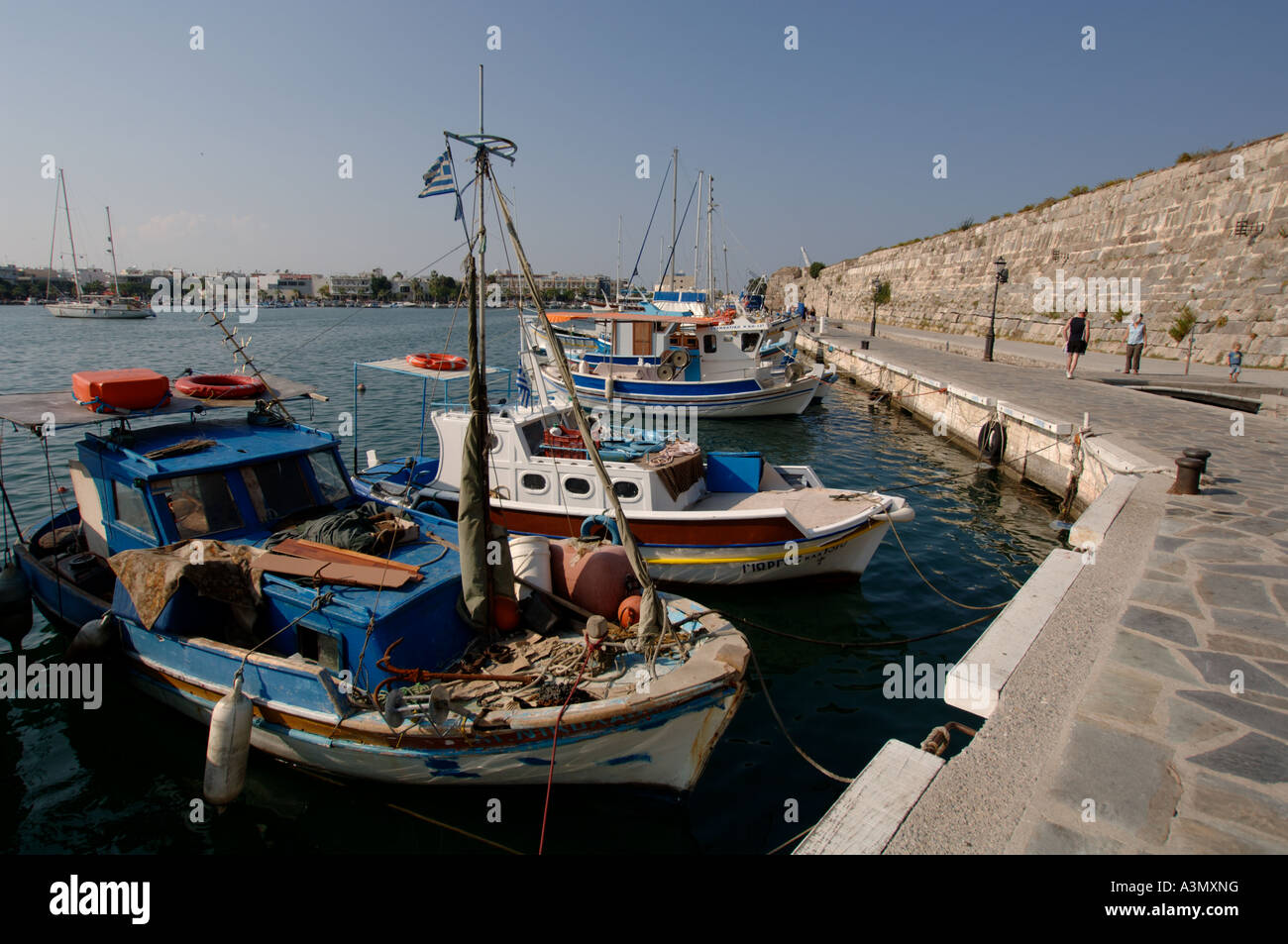 Kos City Port. Greece Stock Photo - Alamy