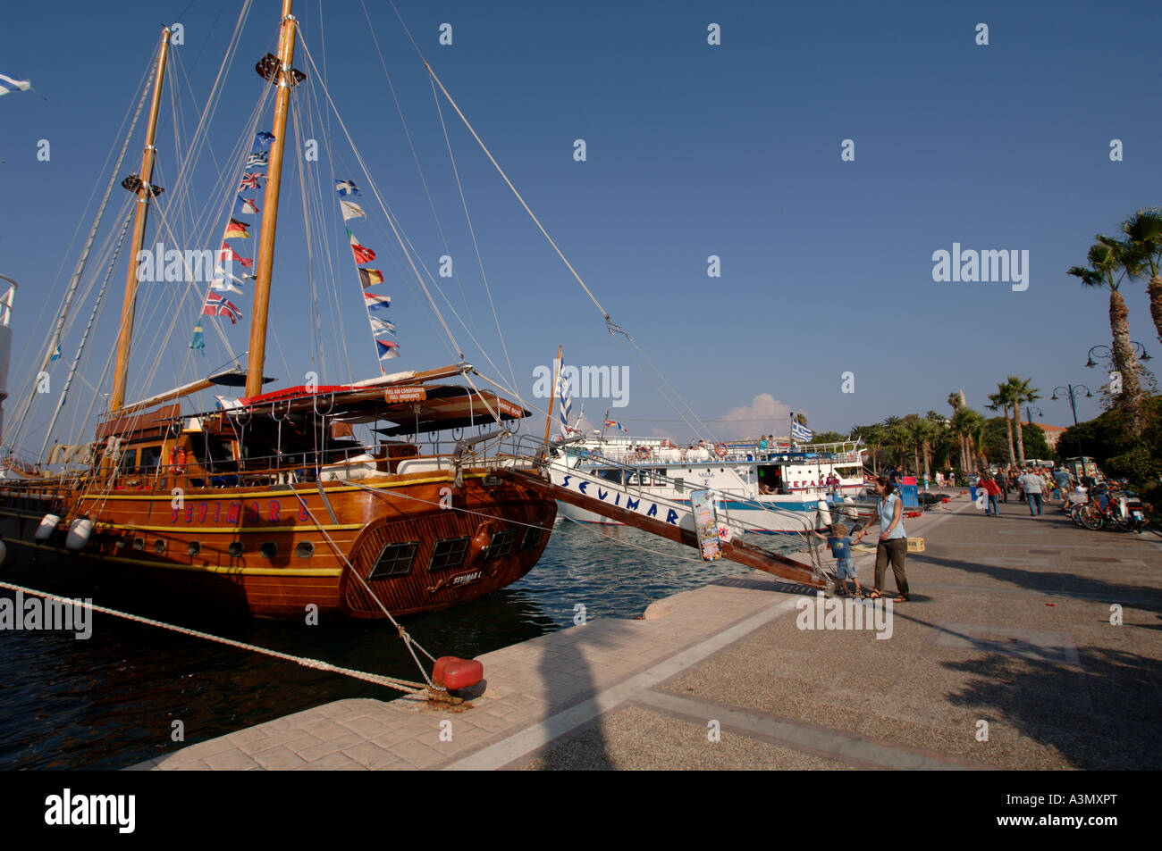 Kos City Port. Greece Stock Photo - Alamy