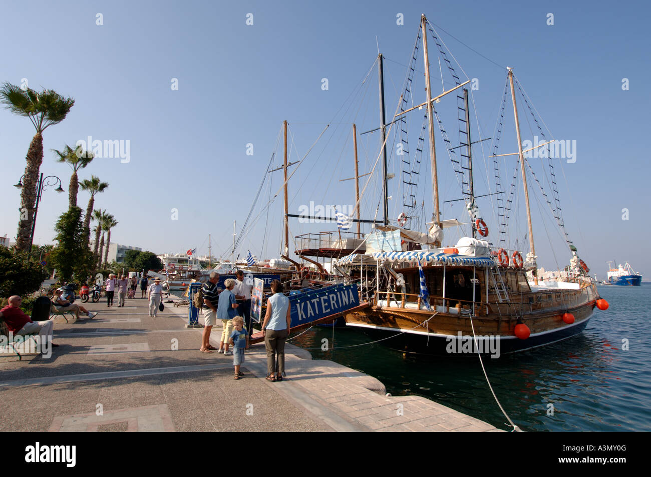 Kos City Port. Greece Stock Photo - Alamy