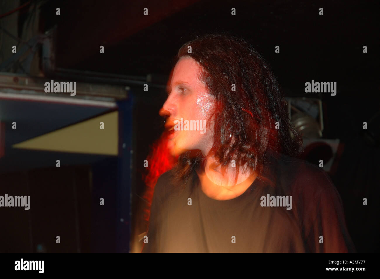 singer guitarist goth rock band Mythology dsc 5329 Stock Photo - Alamy