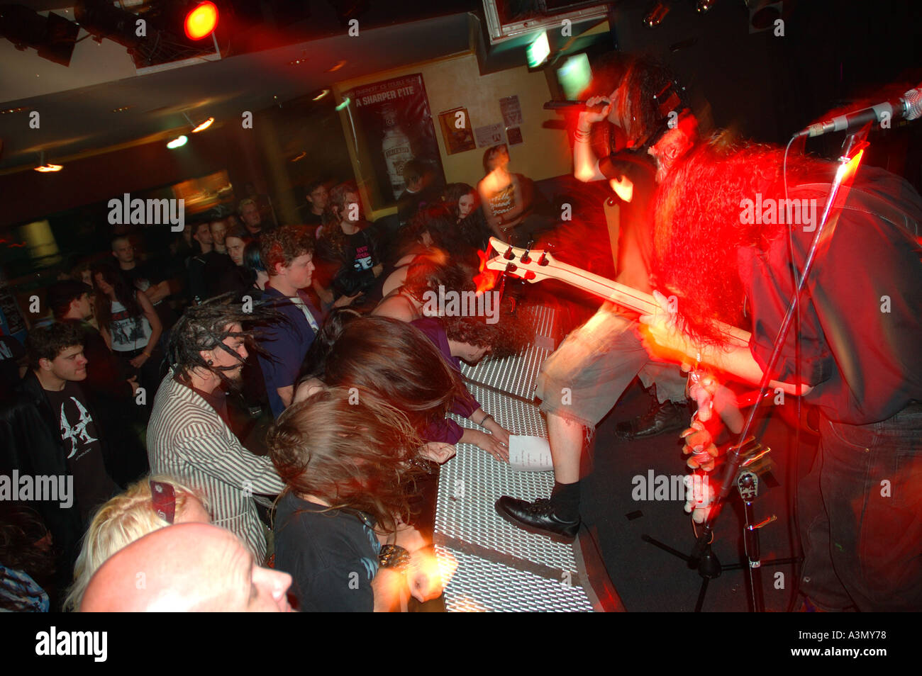 singer guitarist goth rock band Mythology dsc 5331 Stock Photo - Alamy
