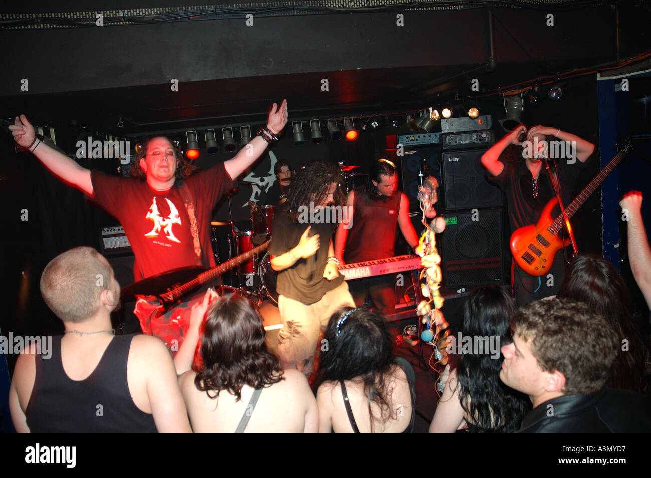 Mythology Goth Rock Band Brisbane Australia dsc 5395 Stock Photo - Alamy