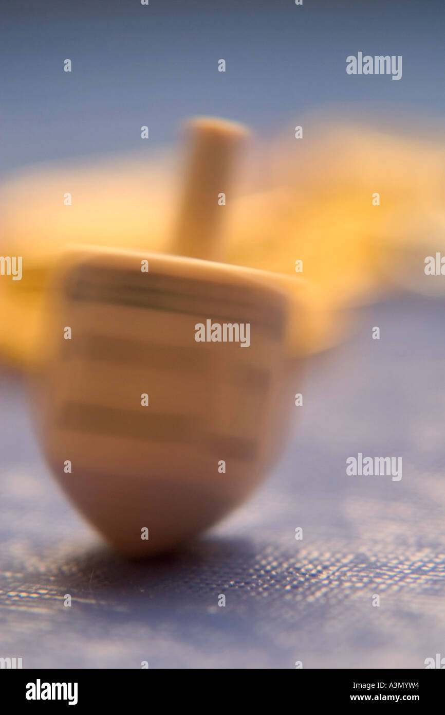Gold dreidel hi-res stock photography and images - Alamy