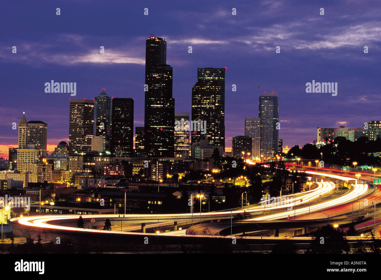 Road Architecture Highway Building Sky Clouds Stock Photo - Alamy