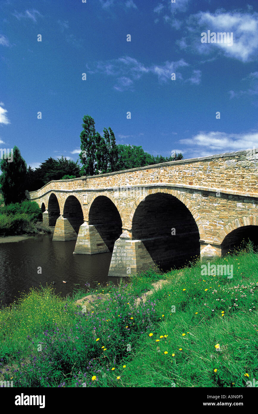 Architecture Nature Bridge Sky Trees Water Rivers Streams Stock Photo ...