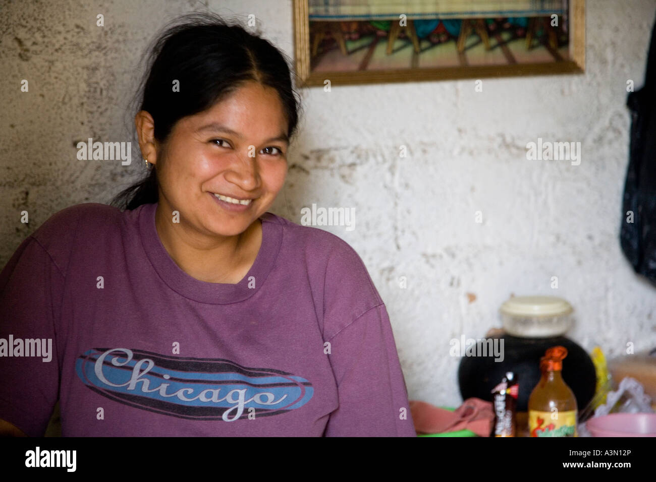 Mexican woman smiling, Puerto Vallarta, Jalisco Mexico Stock Photo - Alamy