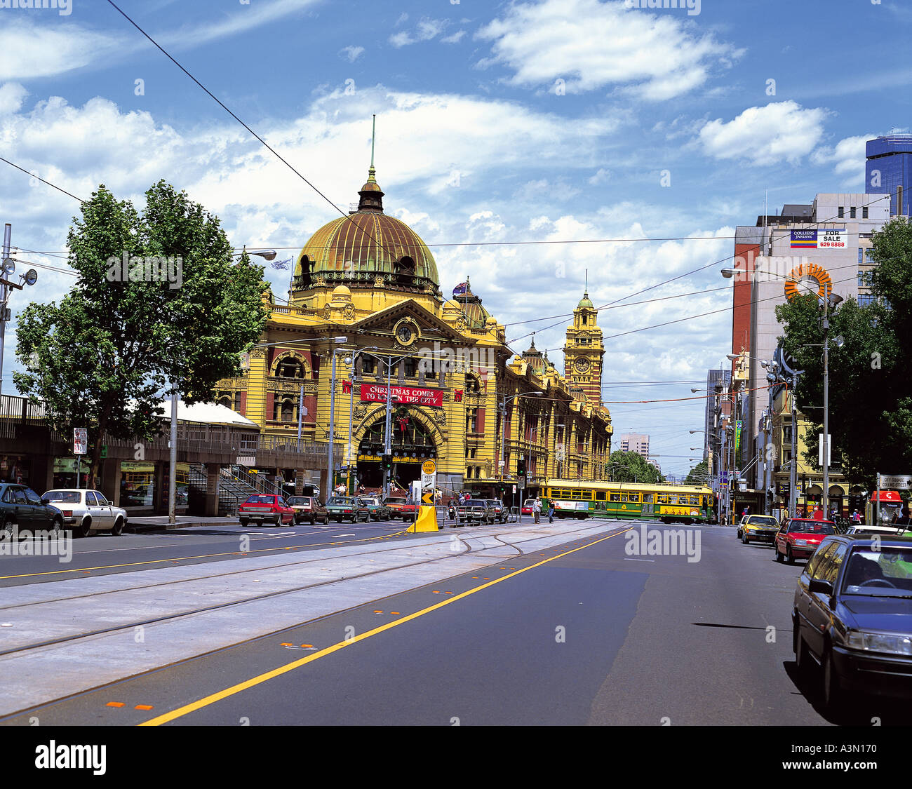 Road Architecture Transportation Building Cars Sky Street Trees Train ...