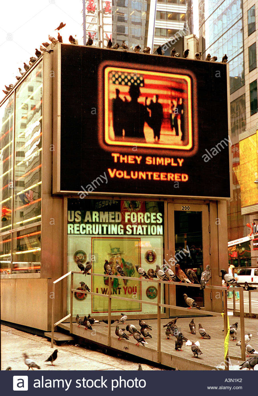 U S Armed Forces Times Square Recruiting Station High Resolution Stock ...