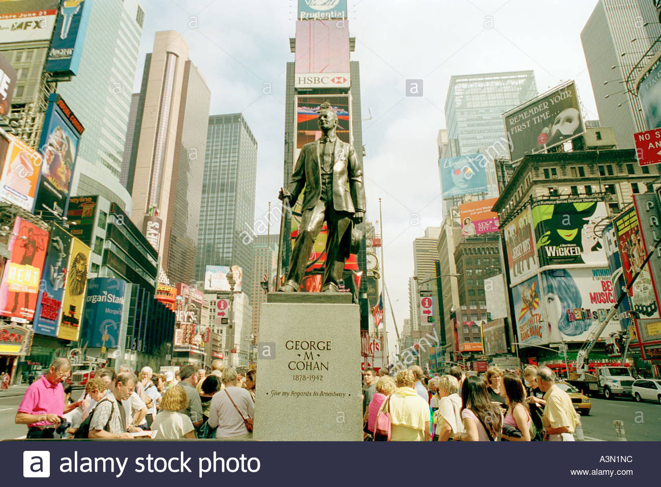 George M Cohan Times Square High Resolution Stock Photography and ...