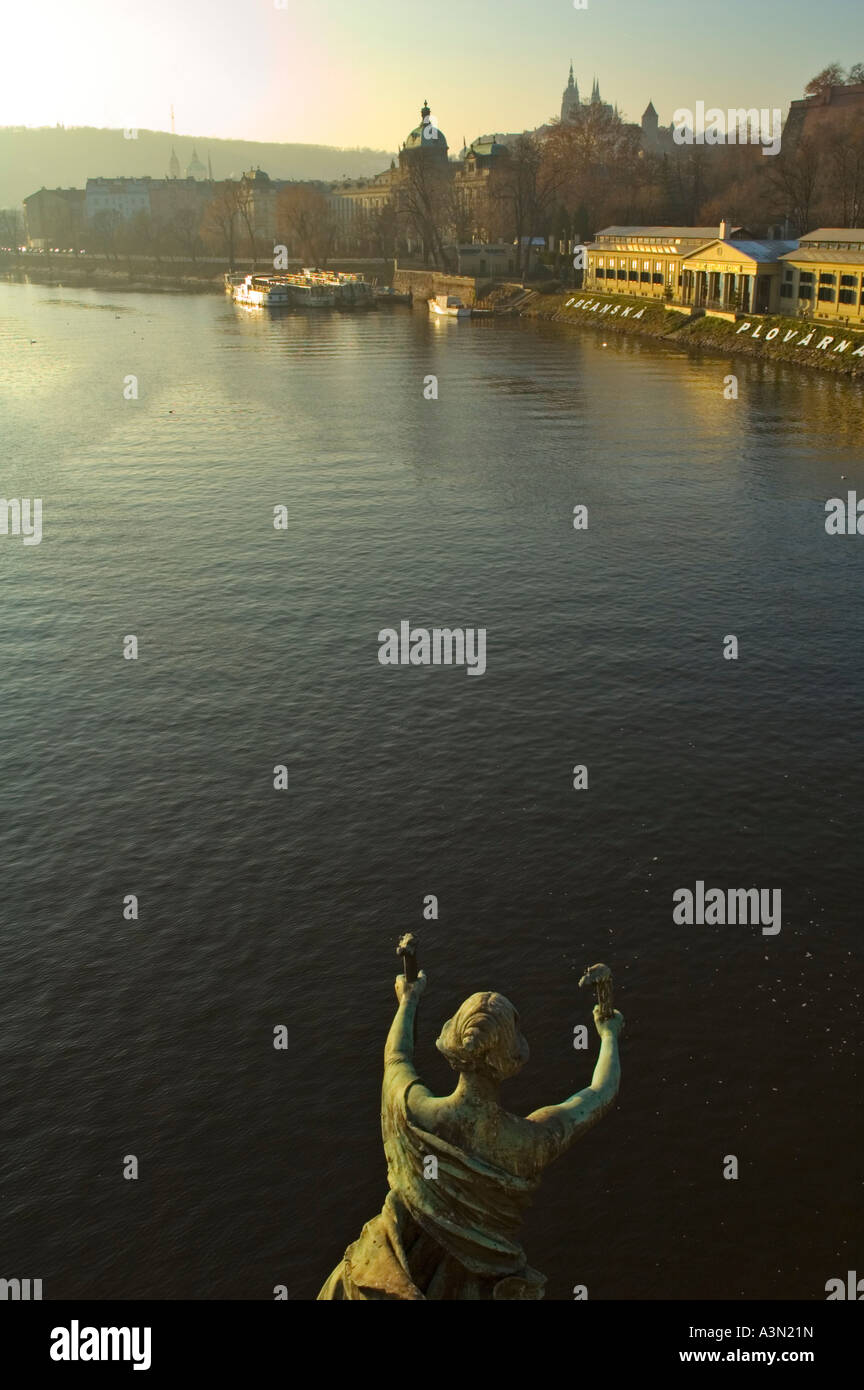 Statue cechuv bridge prague hi-res stock photography and images - Alamy