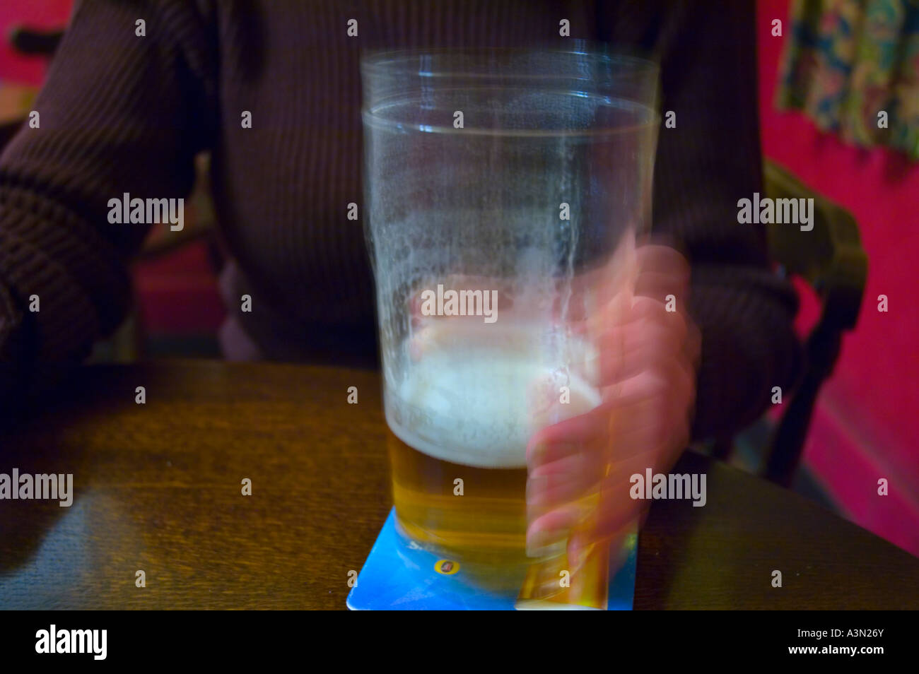 Heavy drinking in a pub Stock Photo - Alamy