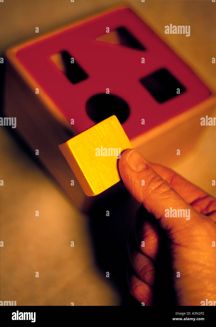 Child intelligence test blocks hi-res stock photography and images - Alamy