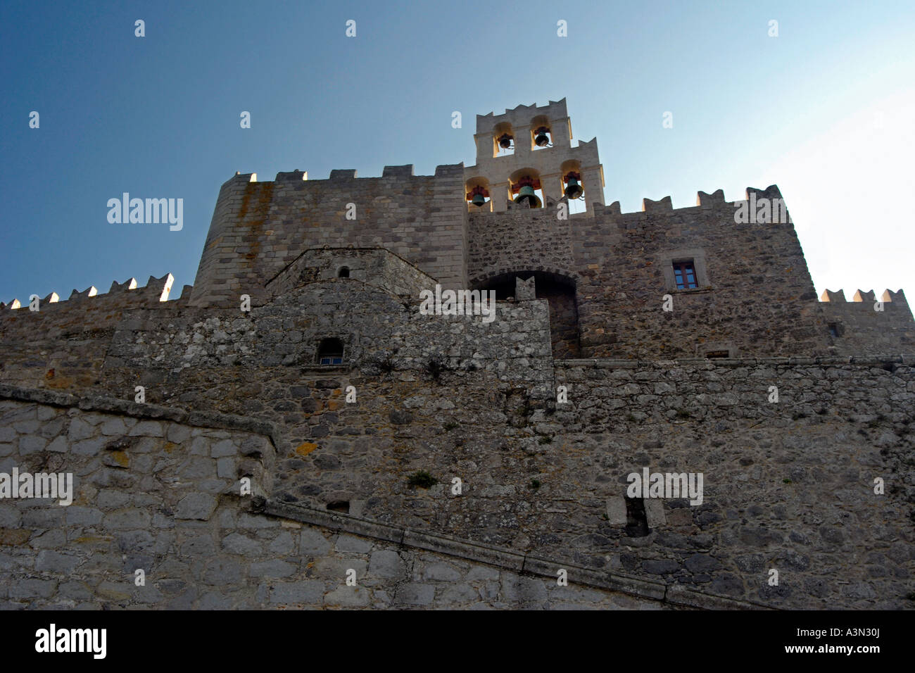 Monastery of st john hora hi-res stock photography and images - Alamy