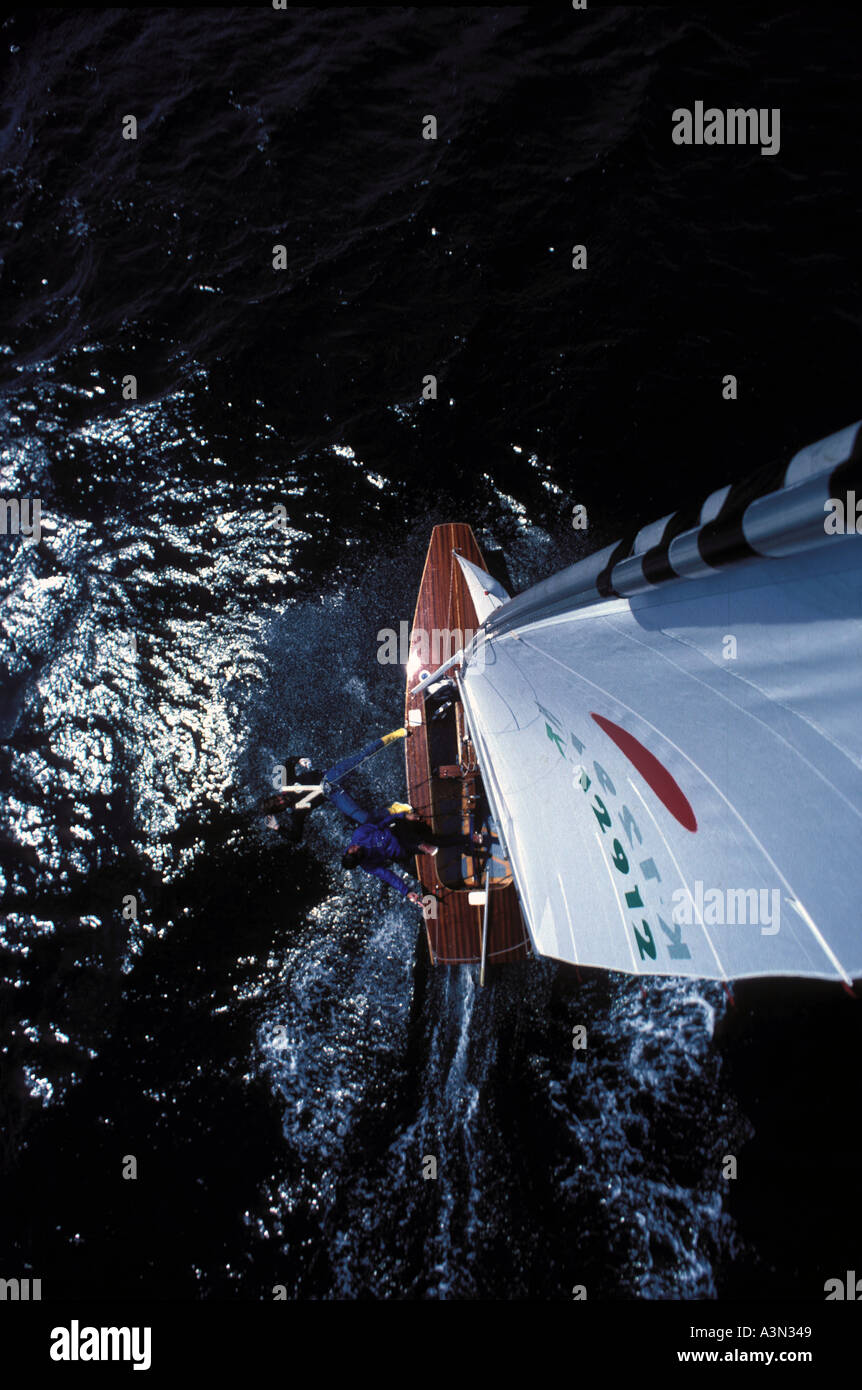 Masthead shot of Fireball dinghy Stock Photo - Alamy