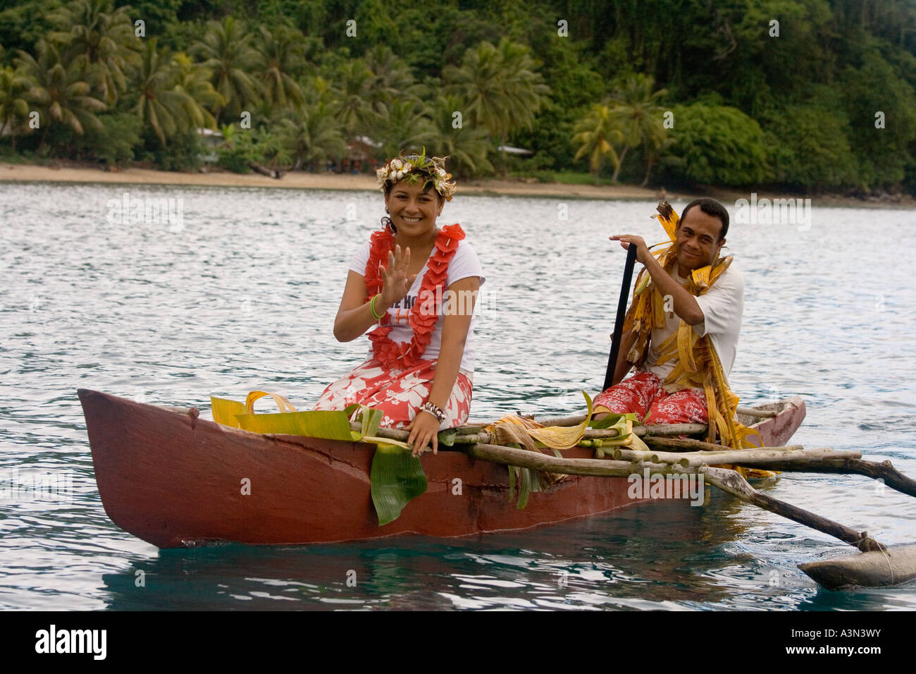 Kioa Island Fiji Melanesia South Pacific Stock Photo - Alamy