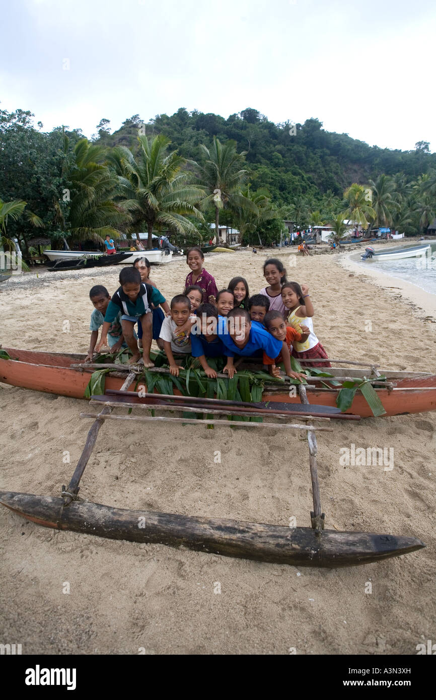 Kioa Island Fiji Melanesia South Pacific Stock Photo - Alamy